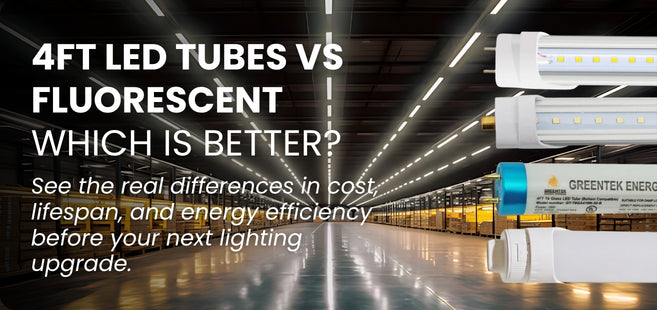 4ft LED Tubes vs Fluorescent – Which Is Better?