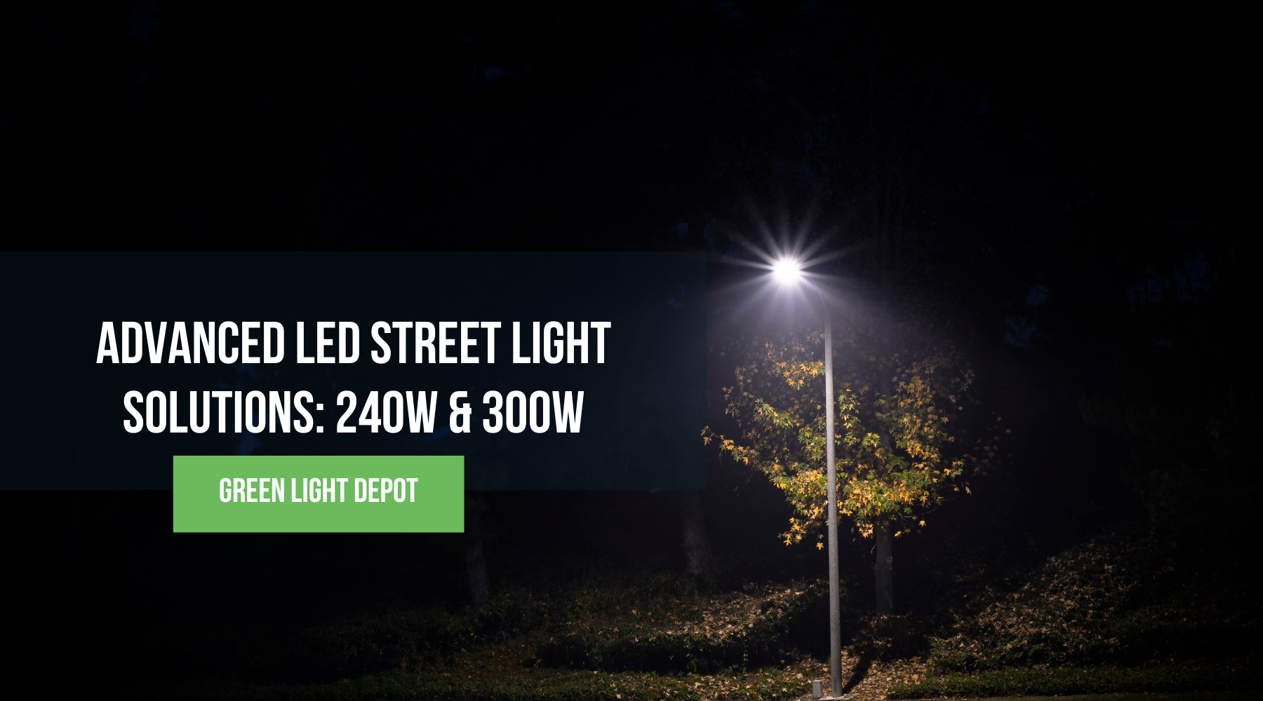 240W & 300W LED Street Lights | Versatile Mounting by Greentek