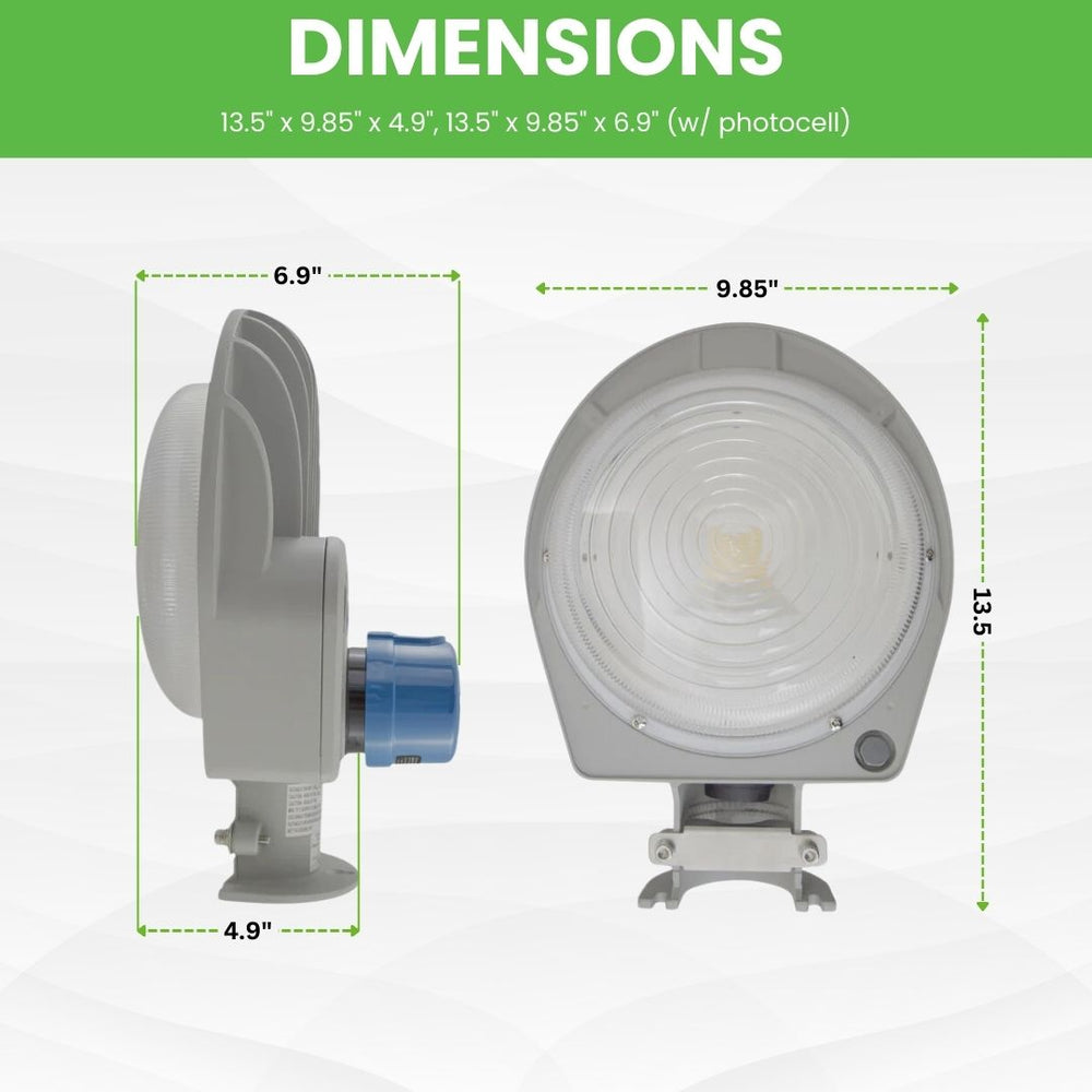 60W LED Dusk to Dawn Barn Lights | 8,400 Lumens Outdoor Security Light ...